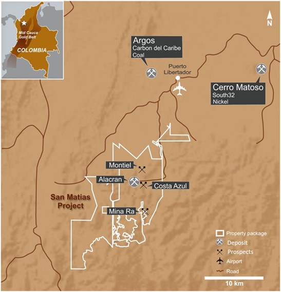 Projects - Cordoba Minerals Corp.